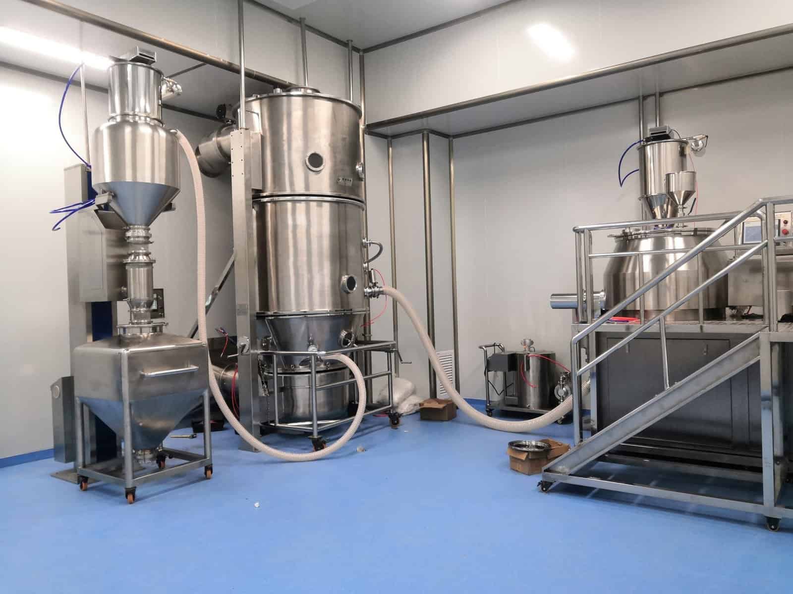 Fluid Bed Granulator | Powder Coating & Granulation - Grand