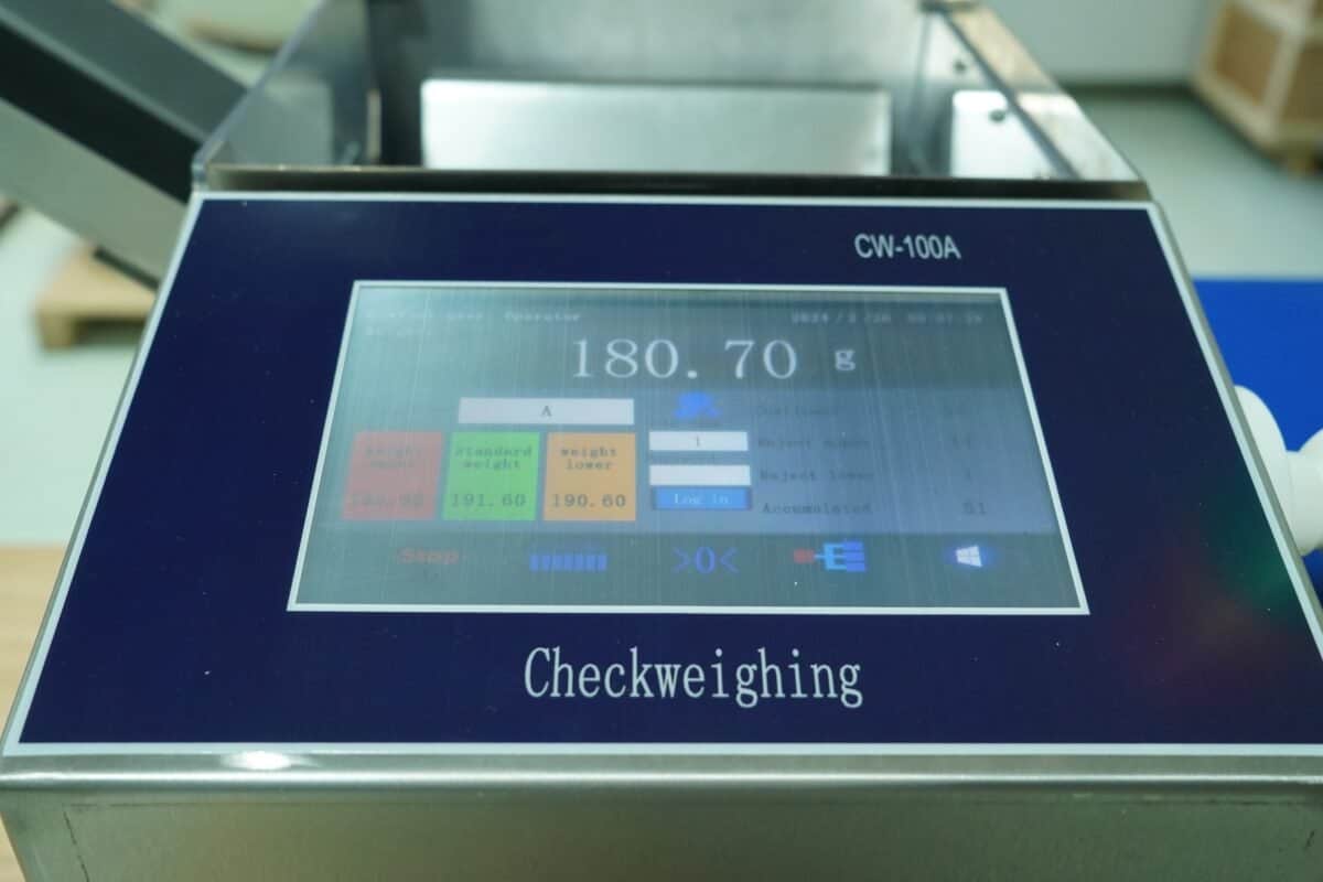 High-Precision Automatic Checkweigher | GCW100-A by Grand