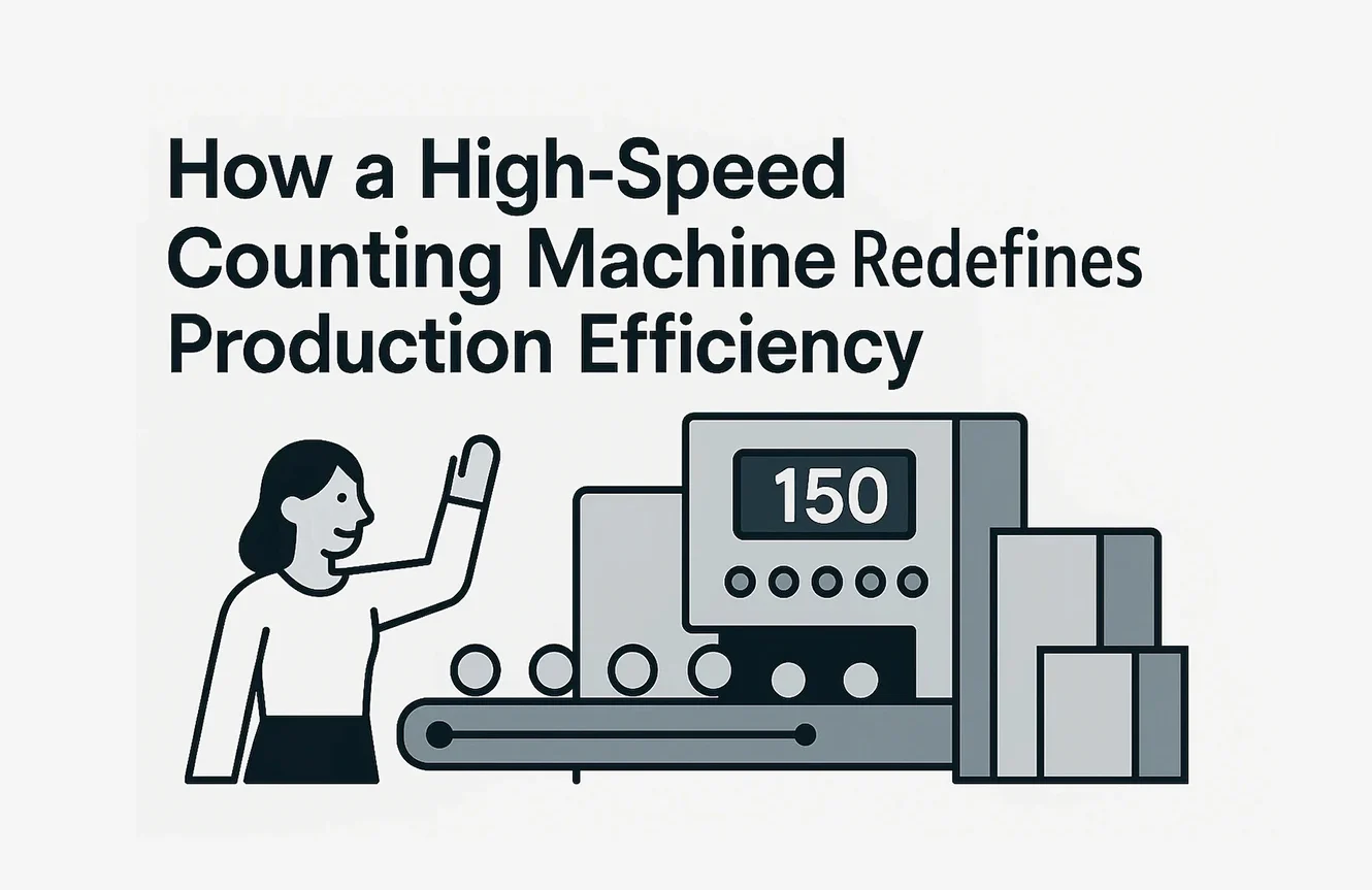 How do table counting machines improve production?